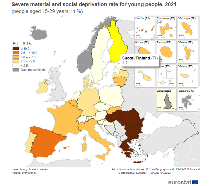 Το 14,2% των Ελλήνων νέων στερούνταν βασικών ανέσεων το 2021 - Τρίτο υψηλότερο ποσοστό στην ΕΕ ...